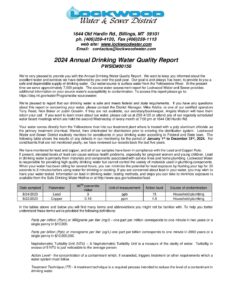 2024 Lockwood Water & Sewer District CCR - Lockwood Water and Sewer ...